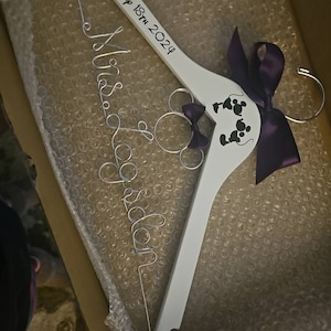 Disney Wedding, Mickey Mouse Hanger,personalized Wedding Hanger,disney ...