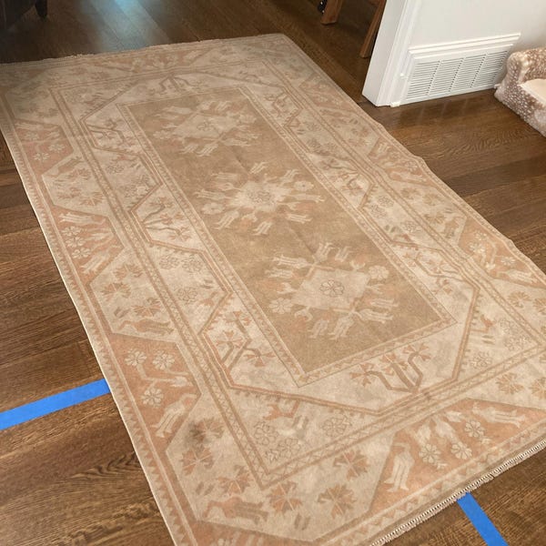 Handmade Runner,3x9 Runner Rug,wool Rug,entry Rug,oushak Runner Rug,3x9 ...