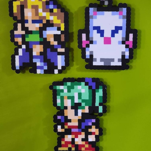 Final Fantasy 6 Perler Bead Sprite: Moogle, Terra, RPG Art - Etsy