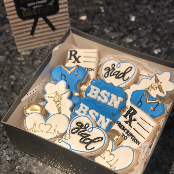 Nurse Graduation Cookies - Etsy