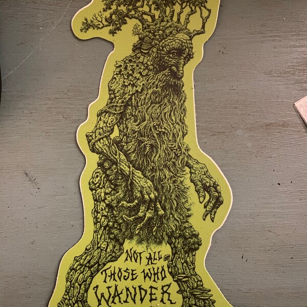 Wandering Ent Art Sticker - Etsy