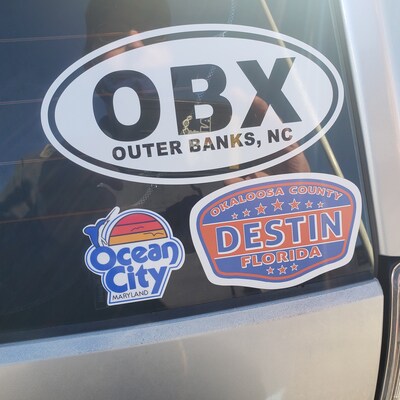 Ocean City Maryland Sticker Beach Sticker Boardwalk Sticker - Etsy