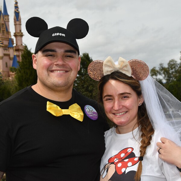 Disney Bride or Groom Hat | Disney Groom Mickey Ears Hat for Men, Adult ...