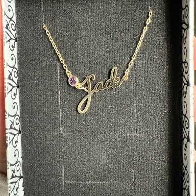 2 Names Necklace, Multiple Name Necklace, Two Name Necklace , Dainty ...