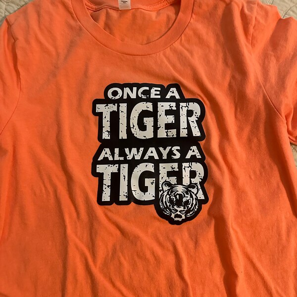 Tiger Svg, Tigers Svg, Once a Tiger Always a Tiger, School Pride Mascot ...