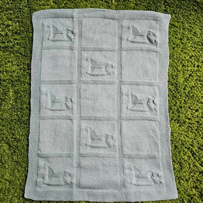 Baby Blanket Knitting Pattern / Baby Blanket PATTERN / Bunny Baby ...