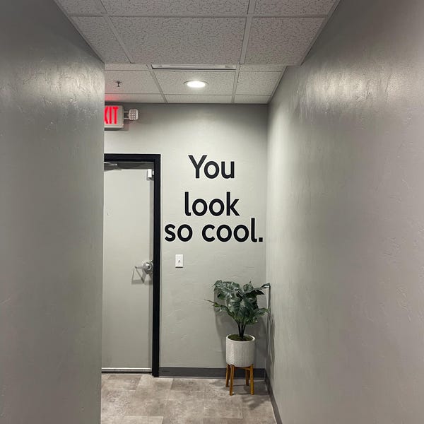 Custom Interior Wall Vinyl Decal / Your Business Logo / Personalized ...