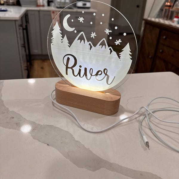 Custom LED Butterfly Name Light Personalized Bedroom Decor Sign Light ...