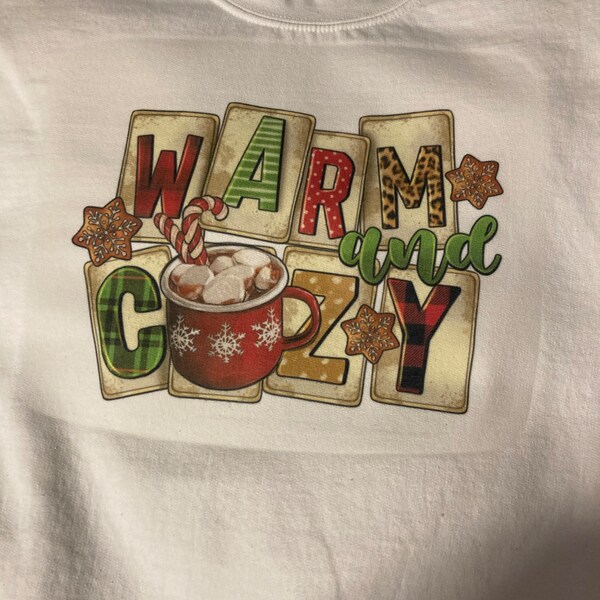 Warm and Cozy Hot Cocoa Png Sublimation Design, Merry Christmas Png ...