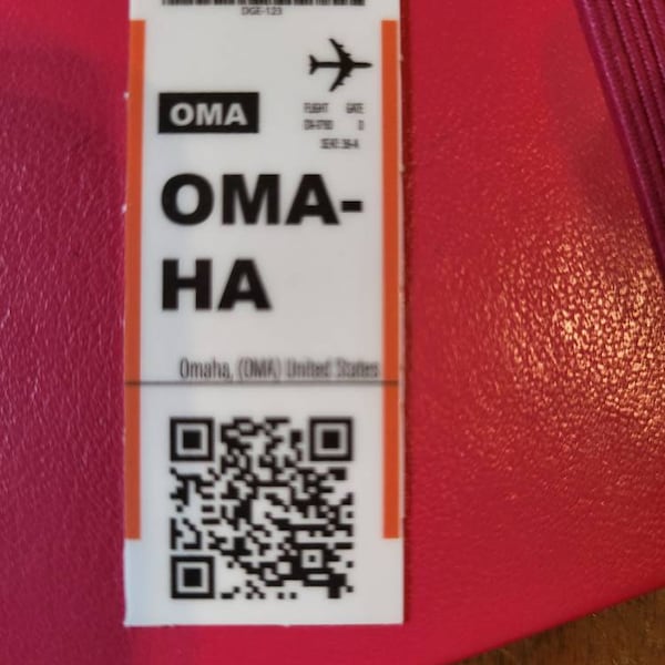 San Jose Plane Ticket Sticker,costa Rica Travel Sticker,luggage Decal ...