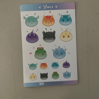 Silly Pomsky Sticker Sheet Cute Chibi Kawaii Dog Stickers, Digital Art ...