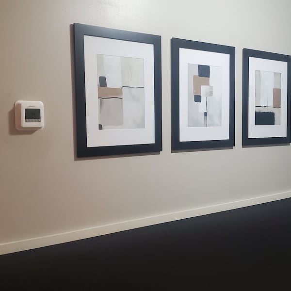 Simple Neutral Abstract Gallery Wall Art Set of 3 Abstract Nordic Wall ...