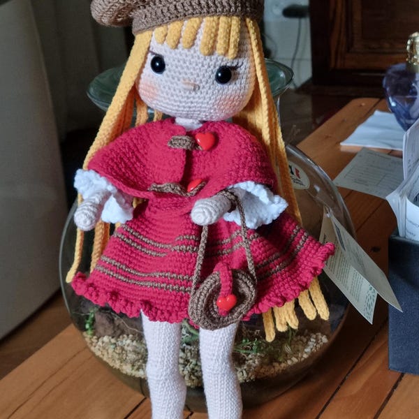 Amigurumi Pattern Ruby Doll Crochet Gifts Plush Printable PDF Tutorial ...