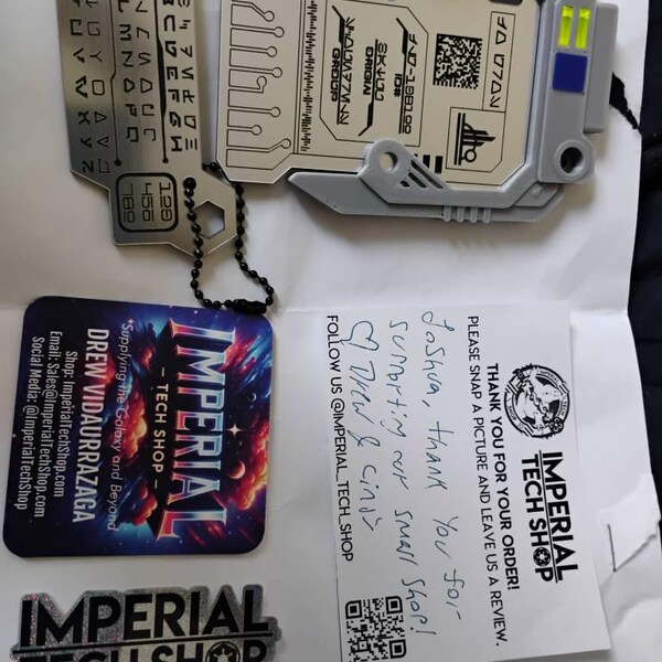 V2 Star Wars Galaxy's Edge ID Card Batuu Cosplay (NO HOLDER) - Etsy