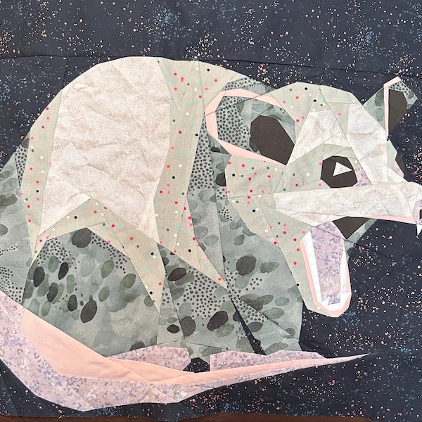 Screaming Possum | FPP Quilt Pattern | Instant PDF Download ...