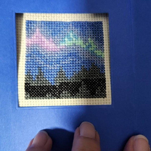 5 Handmade Trifold Square Aperture Cards - Etsy