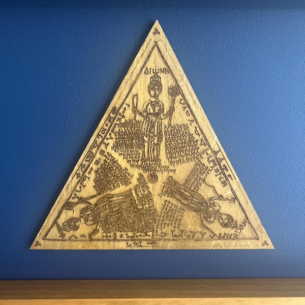Sigil of Ameth | Engraved Wooden Altar Plate | Choice of Sizes | Symbol ...