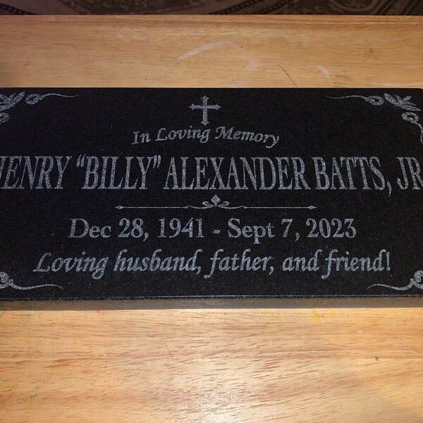 Memorial Stone, Custom in Loving Memory Stone, Memorial Plaque ...