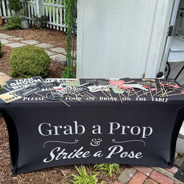 4 Foot Photo Booth Table Cloth - Etsy