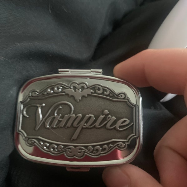 Handmade Vampire Pill Box Goth - Etsy
