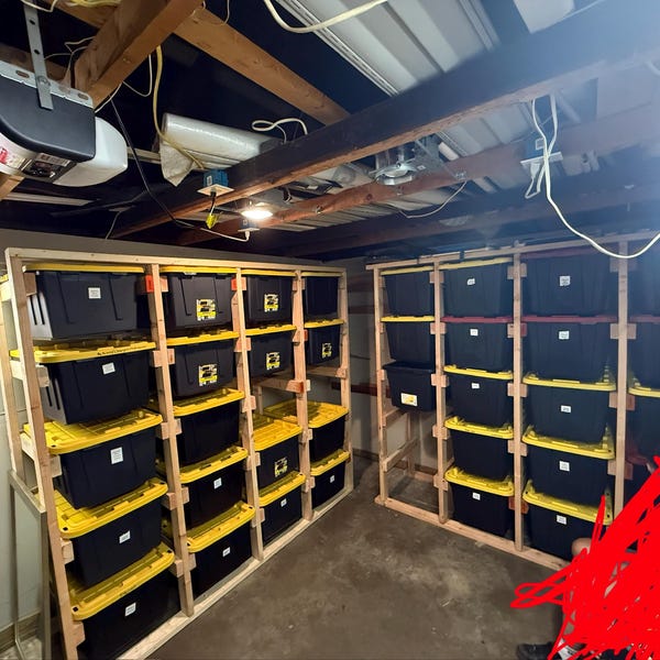 Ultimate 2x4 Sliding Tote Storage Plans - Easy DIY Plans All Sizes - Etsy