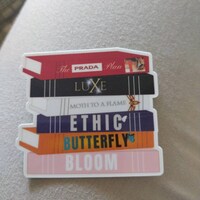 Custom Favorite Book Stacks Sticker, Favorite Reads, Bookish Sticker ...