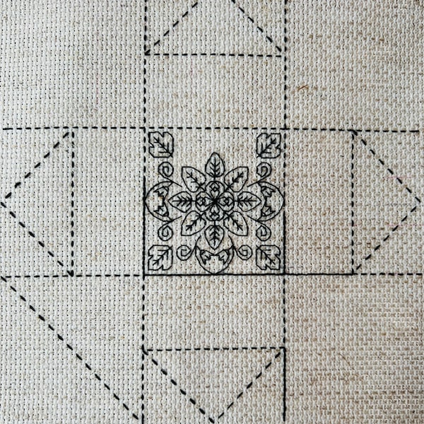 Magic Rings Blackwork Sampler Pattern - Etsy