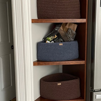 Cotton Baskets With Dividers Eye Glass Holder Remote Control - Etsy