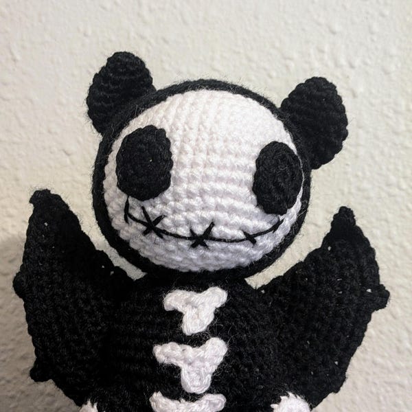 Duo Bat and Bunny Skeleton Crochet Pattern PDF English/french ...