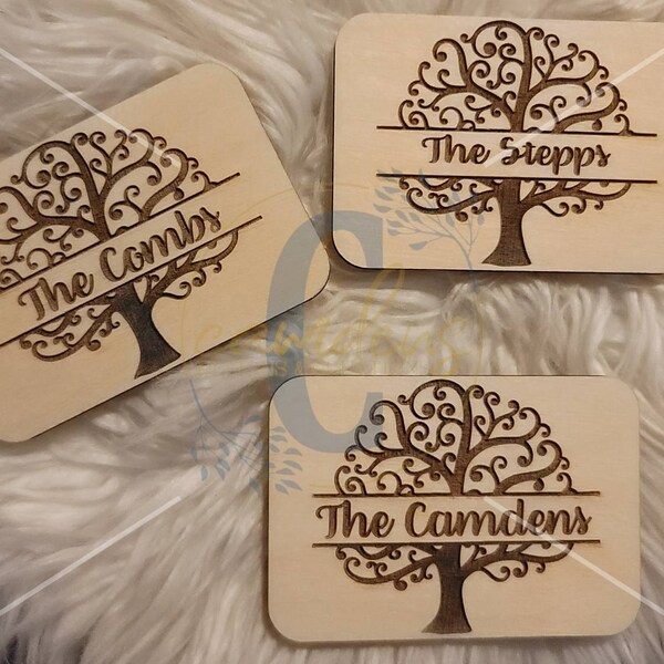 Split Monogram Family Tree Svg, Tree Svg, Family Tree Svg, Split Tree ...