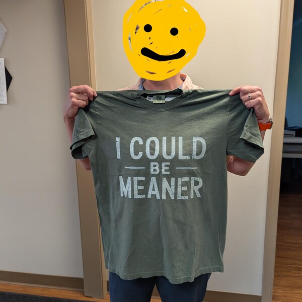 I Could Be Meaner Tee - Spicy Attitude Shirt - Confident and Funny ...