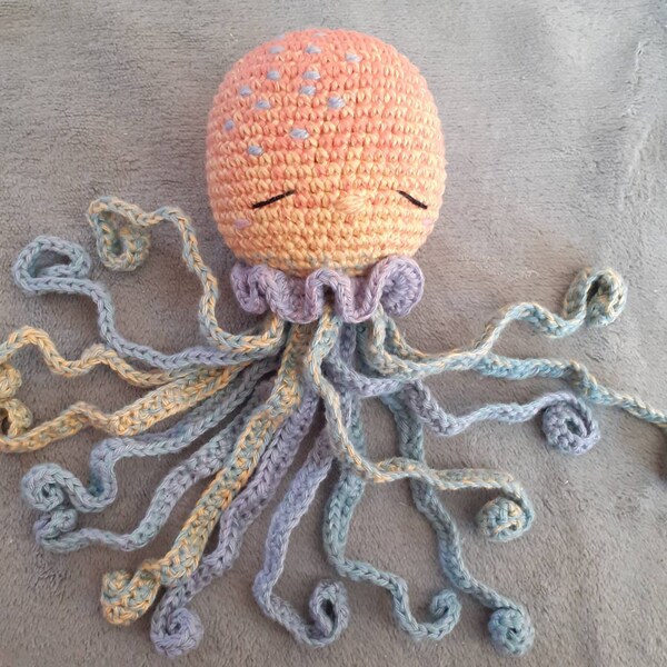 Häkelanleitung Qualle Quirin Amigurumi PDF Datei crochet pattern jellyfish quirin pdf - Etsy.de