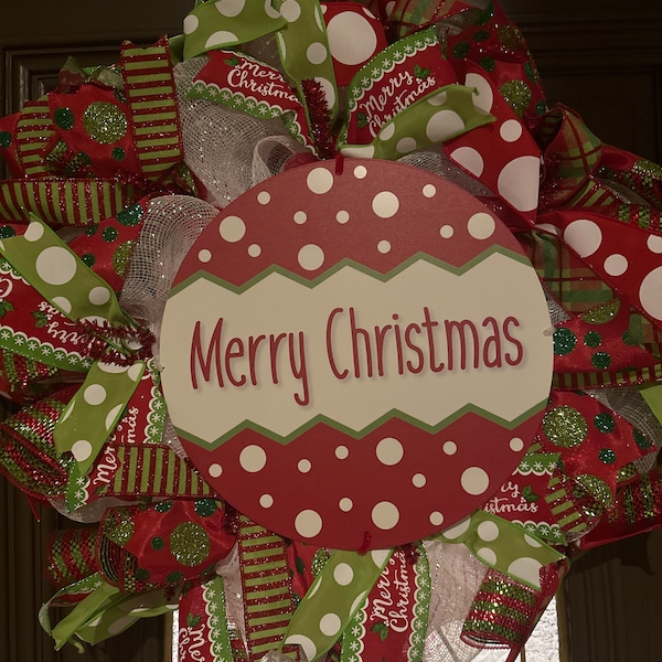 Merry Christmas Wreath,christmas Wreath,merry Christmas Wreaths ...