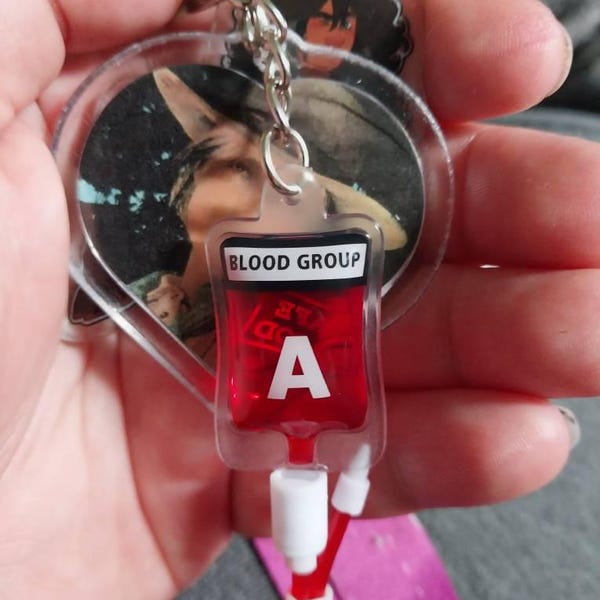 Squishy Blood Bag Keychains - Etsy