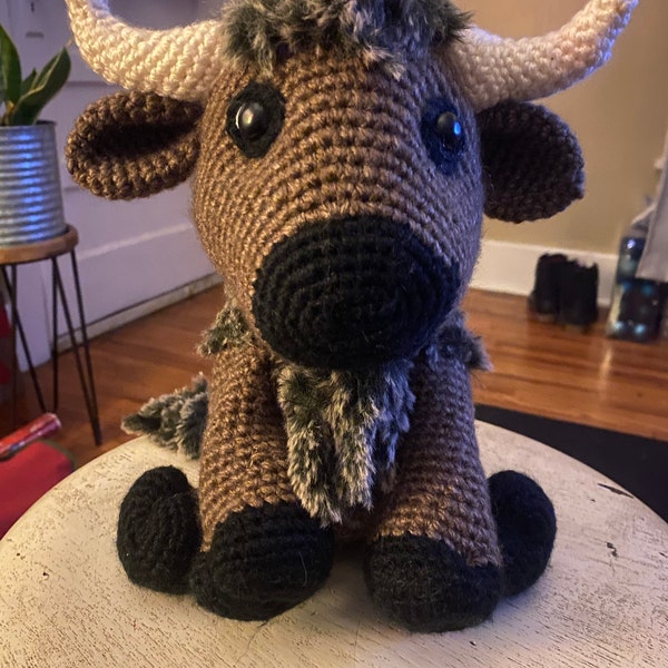 Bison, Bison Crochet Pattern, Crochet, Pattern, Bison Tutorial ...