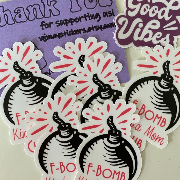 Good Moms Say Bad Words Sticker, Mama Stickers, Funny Mom Stickers ...