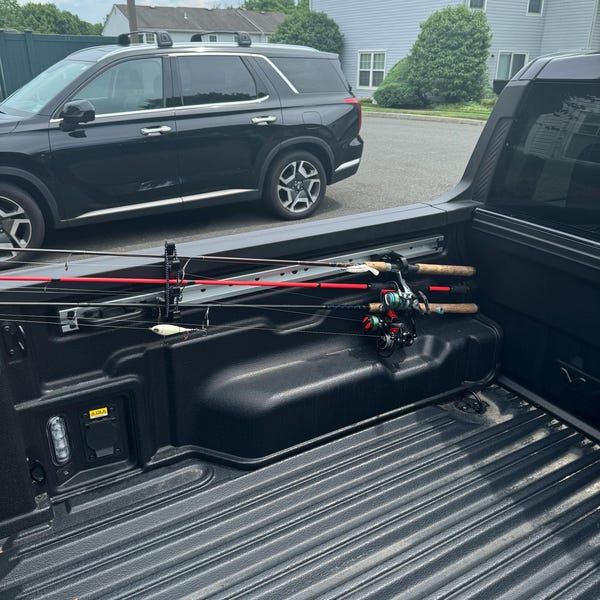 Fishing Rod Holder for Toyota Tacoma Bed Rail - Above the Bed Version ...