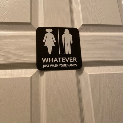 All Gender / Gender Neutral Bathroom with Urinal 3D Printed Restroom ...