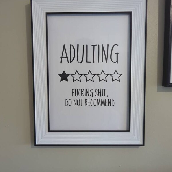 Happy Friday Wall Decor Funny Home Print Office Art Definition Poster ...