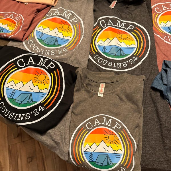 Custom Camp Shirt, Camp Gifts, Custom T-shirt, Custom Shirt, Custom ...