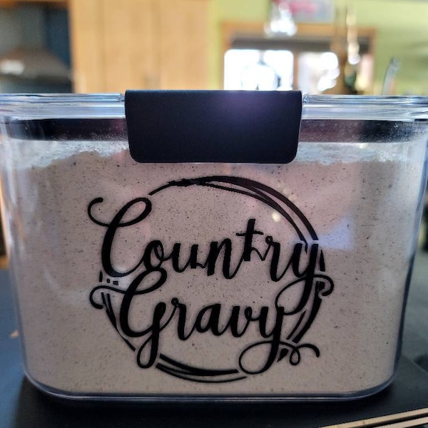 DECALS ONLY - Country Gravy Mix Pantry Label Decals for Your Own ...