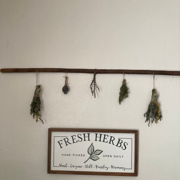 Fresh Herbs Sign, Wood Fresh Herbs Sign, Fresh Herbs Sign, Fresh Herbs ...