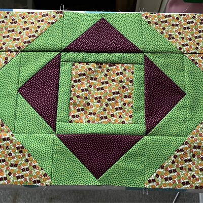 Shattered Diamonds Quilted Table Runner Pattern Quilted - Etsy
