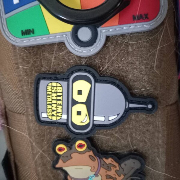 Futurama Lucky Seven Leaf Clover PVC Morale Patch - Etsy