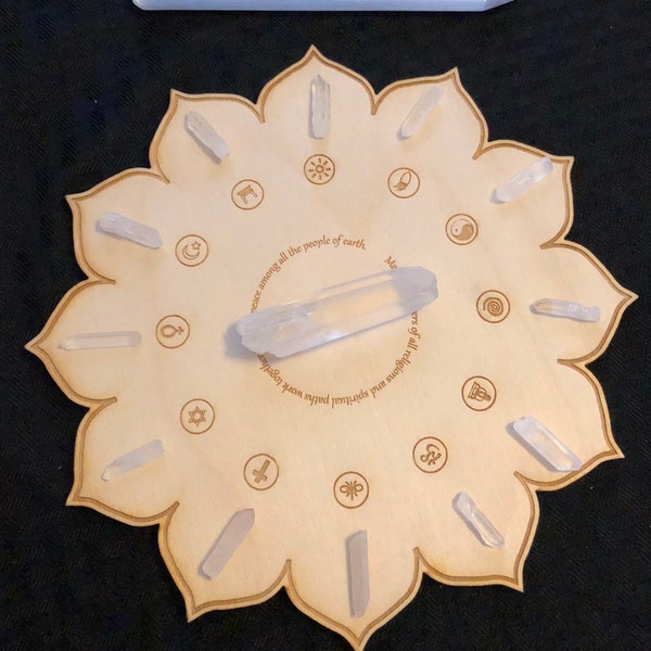 Reiki World Peace Crystal Grid - Altar Decoration - Etsy