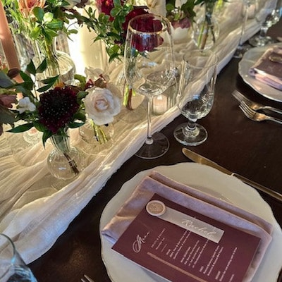 Tropical Palm Leaf Name Tags Handwritten Monstera Names With Hole Punch ...