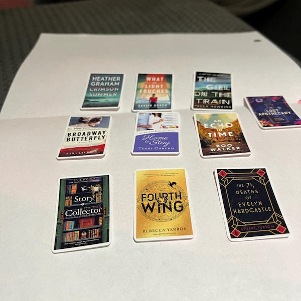 Customizable Precut Glossy Book Cover Stickers • Perfect for Book ...