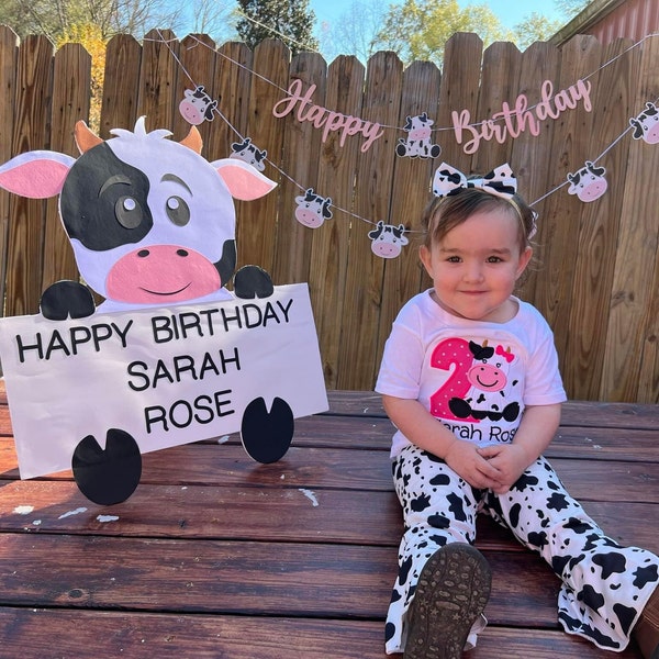 Cow Number 2 Applique Embroidery,birthday Cow Embroidery,baby Cow ...