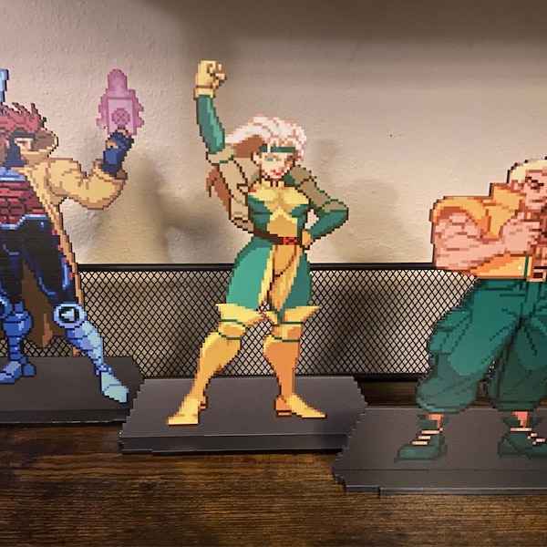 Rampage Arcade Sprites Video Game Inspired - Etsy