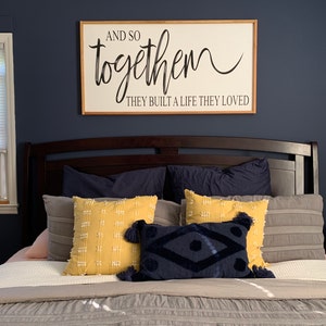 Together We Are Family Sign Wood Sign Home Decor Family | Etsy